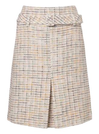 GANNI Cropped Cotton Tweed Jacket